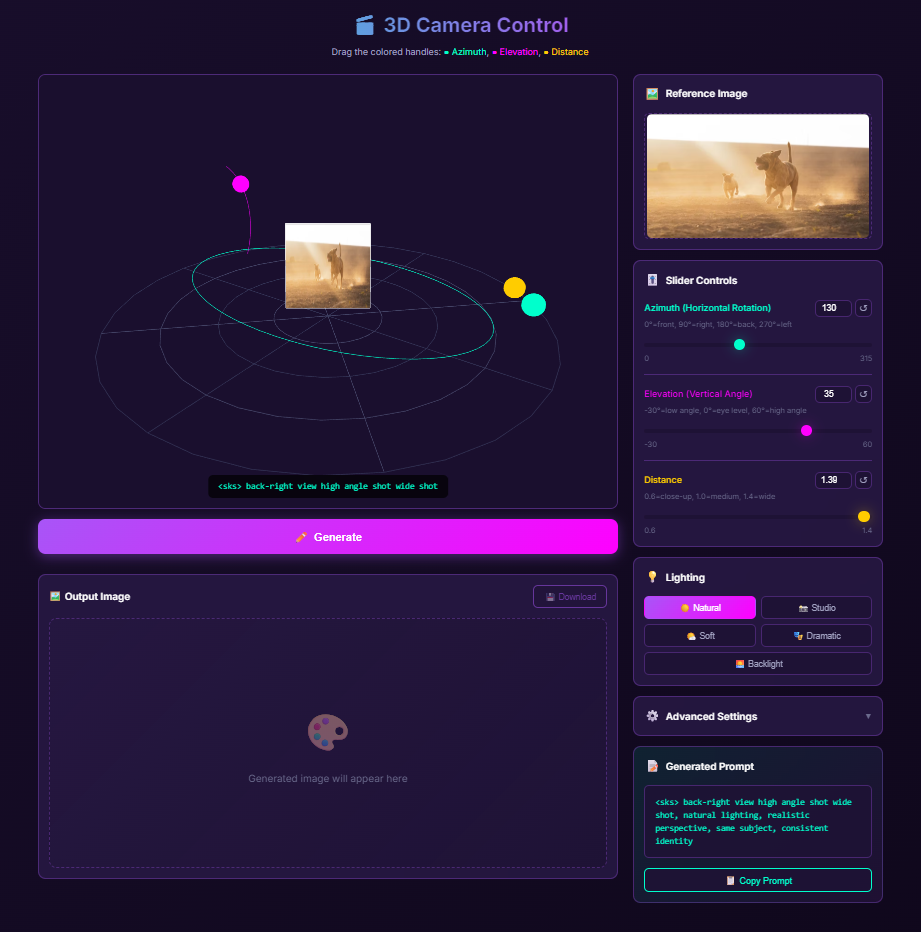 Camera-Controlled AI Image Editing with Qwen Image Edit (Fas | Staksoft